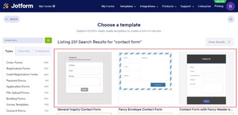 How To Build Contact Form In Jotform Without Coding