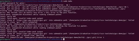 Make Error In The Pull Function · Issue 1212 · Riscv Collabriscv Gnu Toolchain · Github