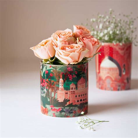 Buy Jaipur Architecture Printed Ceramic Planter Online On Zwende