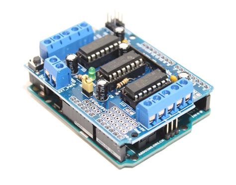 【arduino】168种传感器系列实验（170） l293d四路电机驱动板 第2页 arduino 极客工坊