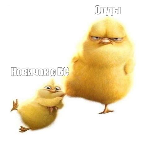 Мем Олды Новичок с БС Все шаблоны Meme