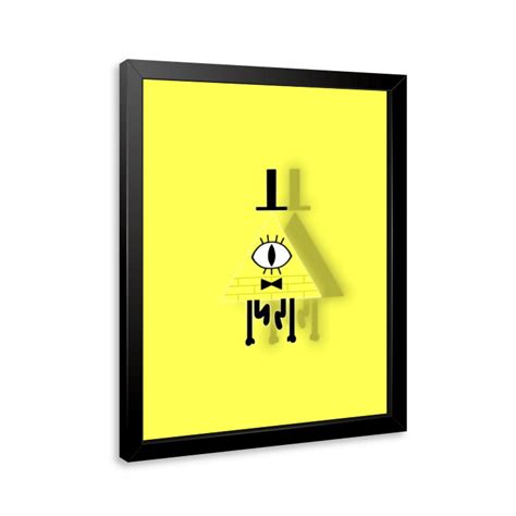 Quadro E Poster Bill Gravity Falls Quadrorama