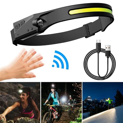 Linterna Frontal Led De Trabajo Linterna Recargable Usb Linterna