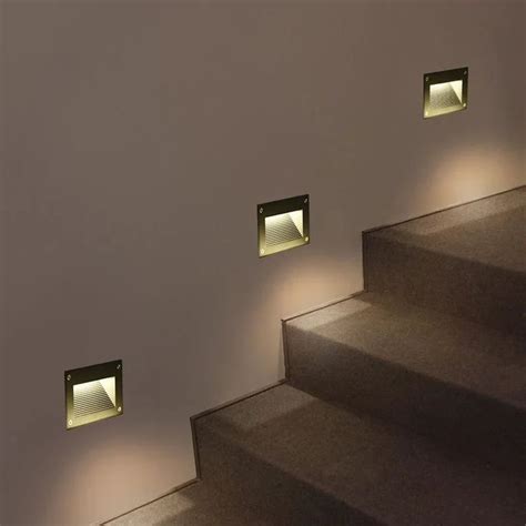 Afralia™ Outdoor Led Step Light Waterproof Stair Wall Lamp In 2024