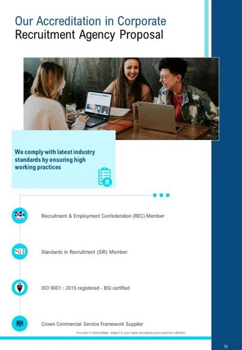 A4 Corporate Recruitment Agency Proposal Template Presentation