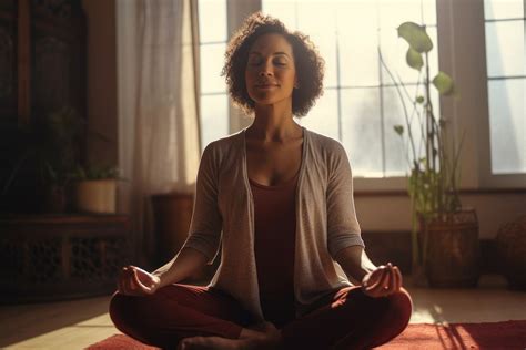 African American Woman Doing Yoga Free Photo Rawpixel