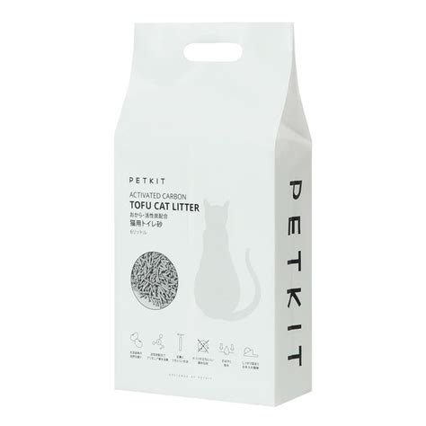 【楽天市場】猫砂 キャットリター トウフ 猫用トイレ砂 6リットル Petkit ペットキット （猫用品 猫砂 おから ねこ砂 ネコ砂 猫すな
