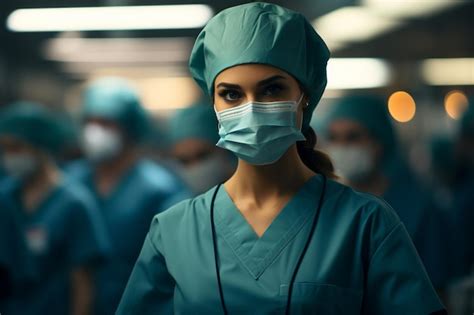 Premium Photo Doctors And Nurses With Medical Mask
