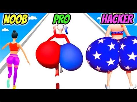 Twerk Race Noob Vs Pro Vs Hacker All Levels IOS Trailer Walkthrough Gameplay YouTube