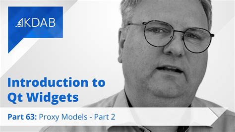 introduction to qt widgets part 63 proxy models part 2 youtube