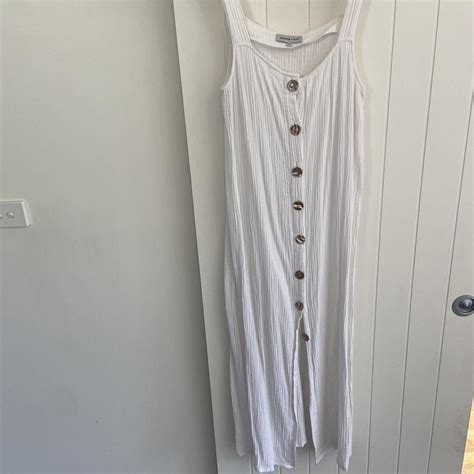 Maurie And Eve Cotton Dress Size 10 Relaxed Fit Depop