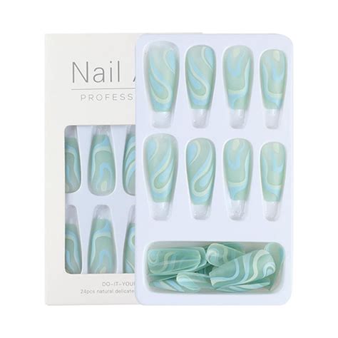 Ballet Wearable French Nails Gentle Ultra Thin Finished Nail Stickers