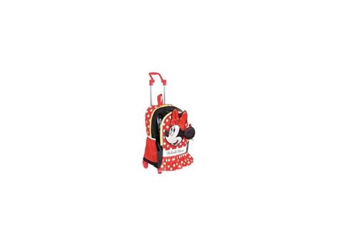 Mochila Com Rodinhas Media Minnie 064713 Sestini Com O Melhor Preço é