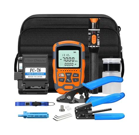 Fiber Termination Kit FTTH Cold Connection Tool Kits With Optical Power