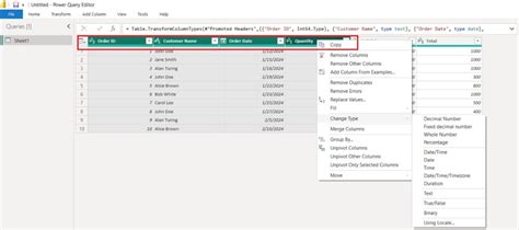 Changing Data Types In Power Query For Power BI Neotech Navigators