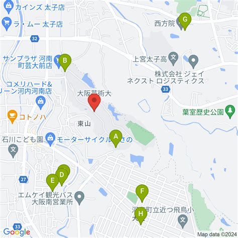 大阪芸術大学 周辺の駐車場・コインパーキング一覧マップ