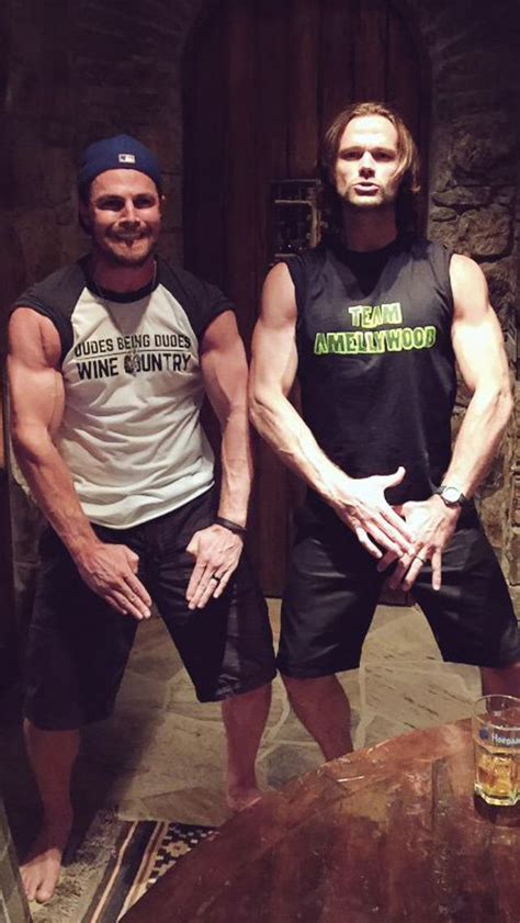Jared Padalecki And Stephen Amell Jared Padalecki Stephen Amell