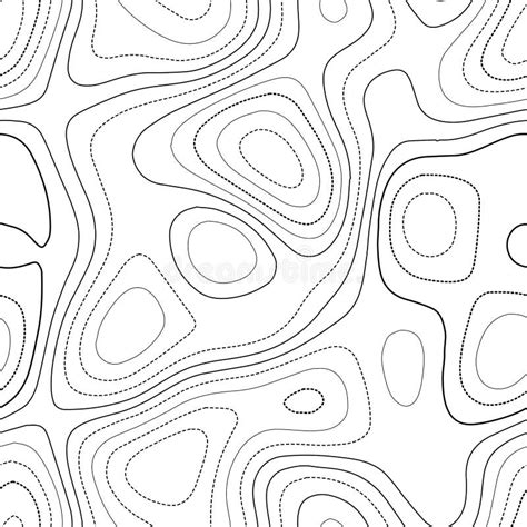 Contour Lines Stock Vector Illustration Of Geography 144452389