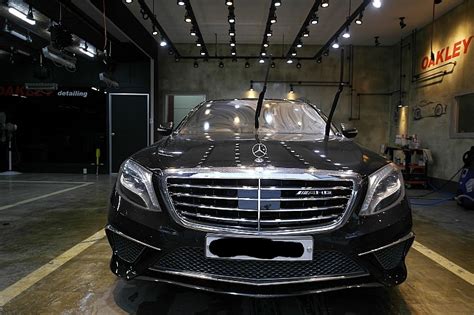 구미 광택신차 유리막 코팅전문 구미 오클리 디테일링 메르세데스 벤츠 S500 듀얼광택유리막 코팅열처리기 시공전체유리