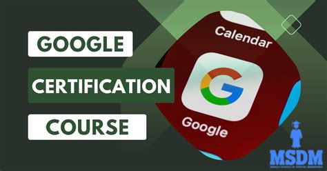 Right Google Certification Course For Your Needs