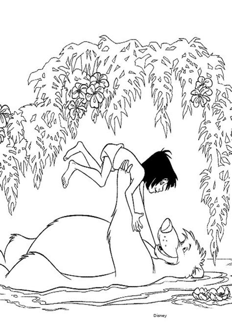 Coloriage Le Livre de la jungle Films d animation Coloriages à imprimer