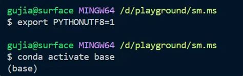 顾佳凯的网络日志 windows git bash conda激活环境报错UnicodeDecodeError gbk codec