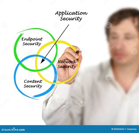 Diagram Of Application Security Stock Image Image Of Security Program 85665643