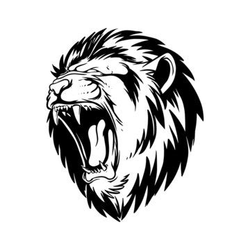 How To Draw A Lion Roaring Step By Step