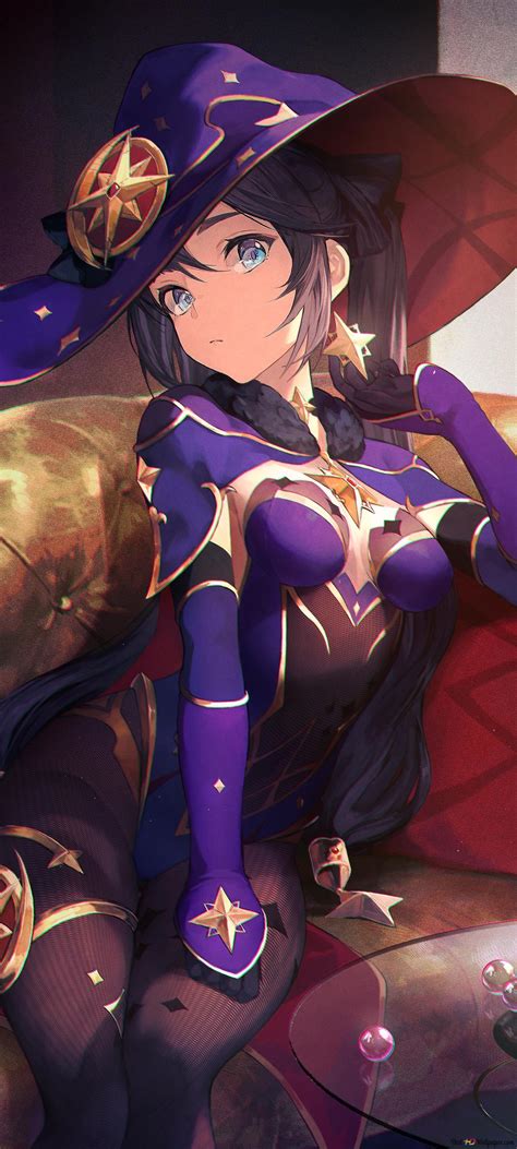 Witch Mona Genshin Impact K Wallpaper Download