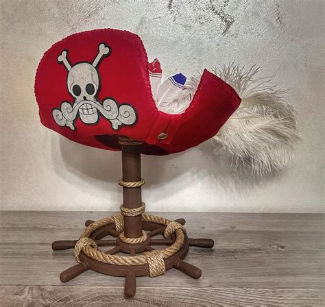 One Piece Gol D Roger Hat Custom Cosplay Handmade Limited Edition
