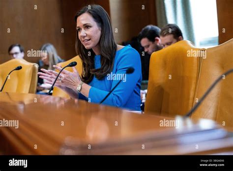 Washington Usa 04th June 2025 Senator Katie Britt R Al During A