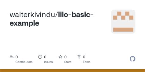 GitHub Walterkivindu Lilo Basic Example