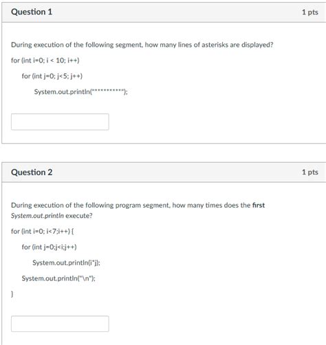 solved during execution of the following segment how many