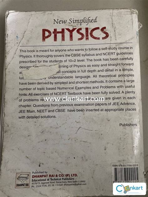 Buy New Simplified Physics A Reference Book Class 12 Set Of 2