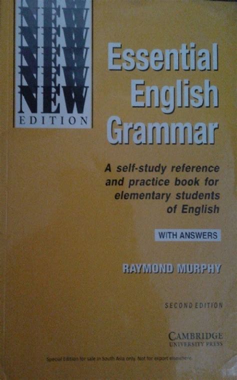 Essential English Grammar By Raymond Murphy Free Pdf Babesrelop