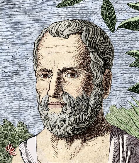 Theophrastus Ancient Greek Philosopher Stock Image H420 0234