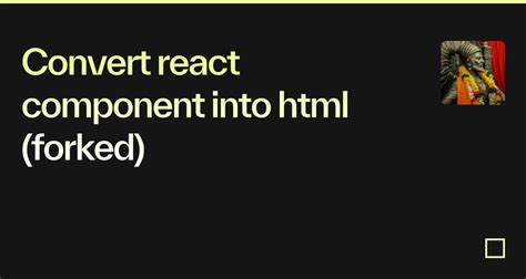 React Html Converter Examples CodeSandbox