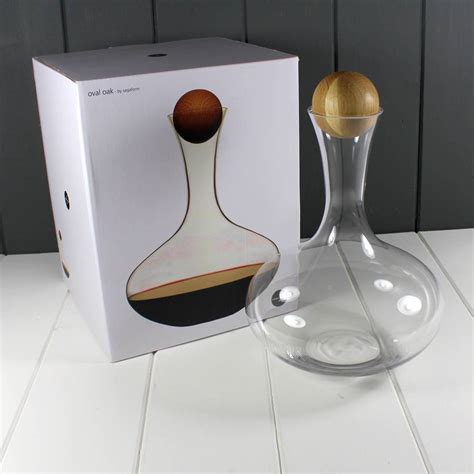 Red Wine Carafe With Oak Stopper By Nest
