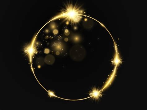 Premium Vector Vector Illustration Of A Gold Frame On A Background