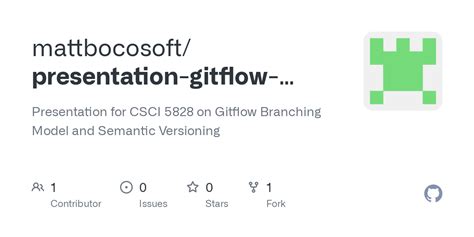 github mattbocosoft presentation gitflow and semanticversioning