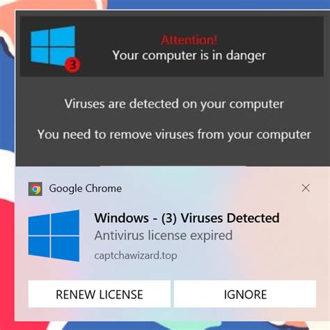 Potential Threat Blocked Website Appears Malicious Scan Says Virus