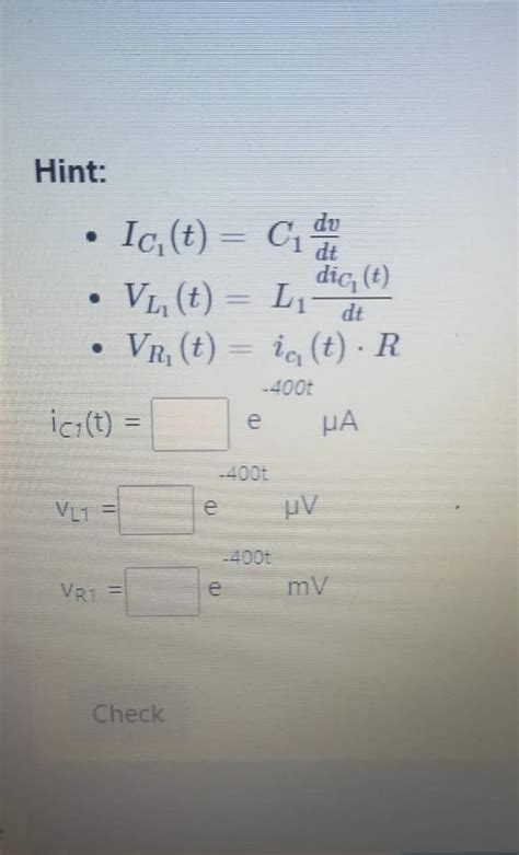 Solved In The Following Circuit Determine The Circuit