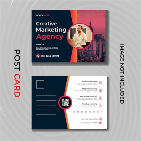 Premium Vector Post Card Design Premium Vector Post Card Design