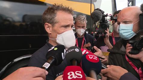 Nathan Van Hooydonck Communique Et Va Bien Assure Jumbo Visma RTBF