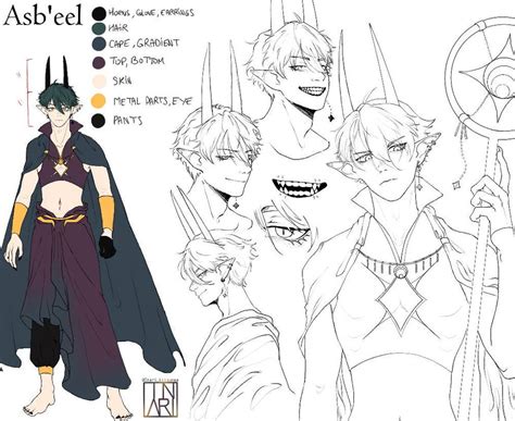 Asbeels Chara Reference Sheet By Inariarisugawa On Deviantart