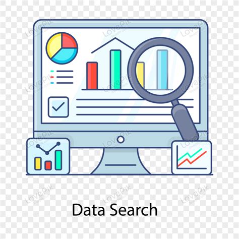 Flat Outline Concept Icon Of Market Data Showing Icon Concept Icon