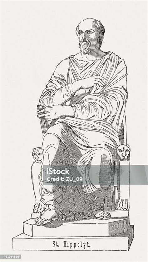 Hippolytus Of Rome Published I N 1878 Stock Illustration Download
