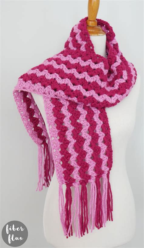Hearts A Flutter Crochet Scarf Free Crochet Pattern Video