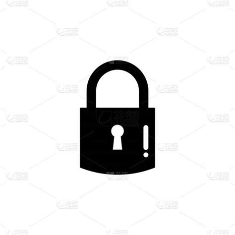 挂锁标识图标矢量模板说明