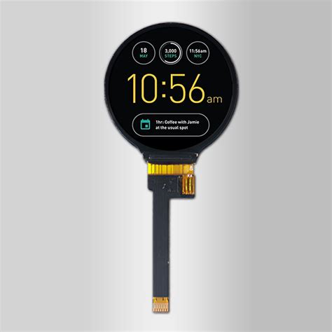 1 28 Inch 240x240 Small Round Circle Display Resolution Smart Watch Tft